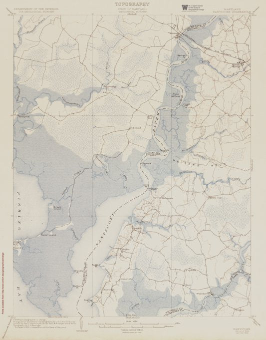 MD-NANTICOKE: Authoritative US Topos Historic 1903 Map by Western ...
