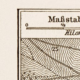 Bizerte (بَنزَرِتْ, Biserta) and environs, overview Map, 1913 by Waldin ...