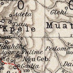 Togo Map, 1905 by Waldin | Avenza Maps