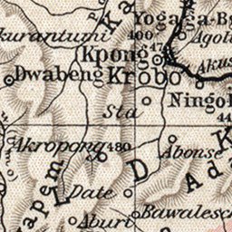 Togo Map, 1905 by Waldin | Avenza Maps