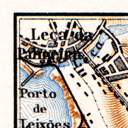 Porto and environs Map, 1929 by Waldin | Avenza Maps