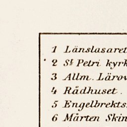 Vadstena city Map, 1899 by Waldin | Avenza Maps