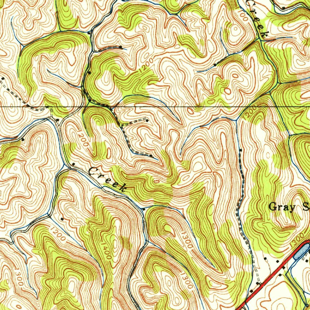 Chestnut Hill, TN (1939, 24000-Scale) Map by United States Geological ...