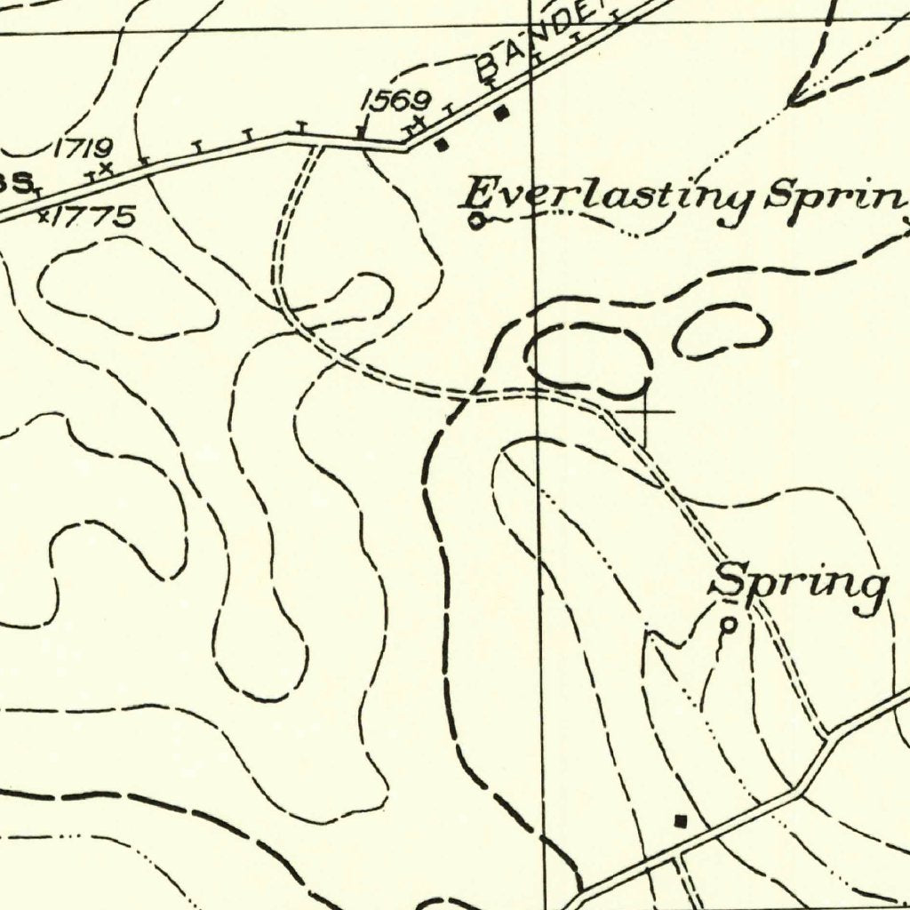 Bandera, TX (1956, 62500-Scale) Map by United States Geological Survey ...
