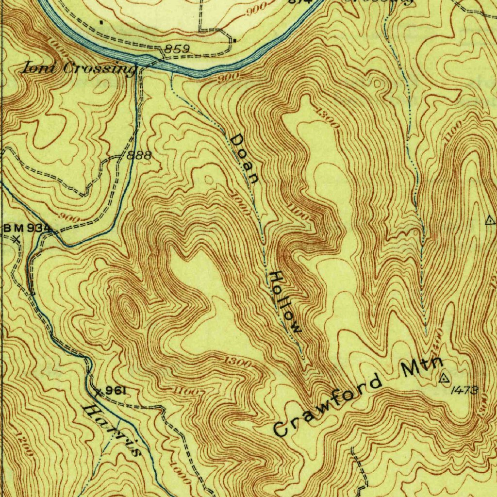 Palo Pinto, TX (1927, 62500-Scale) Map by United States Geological ...