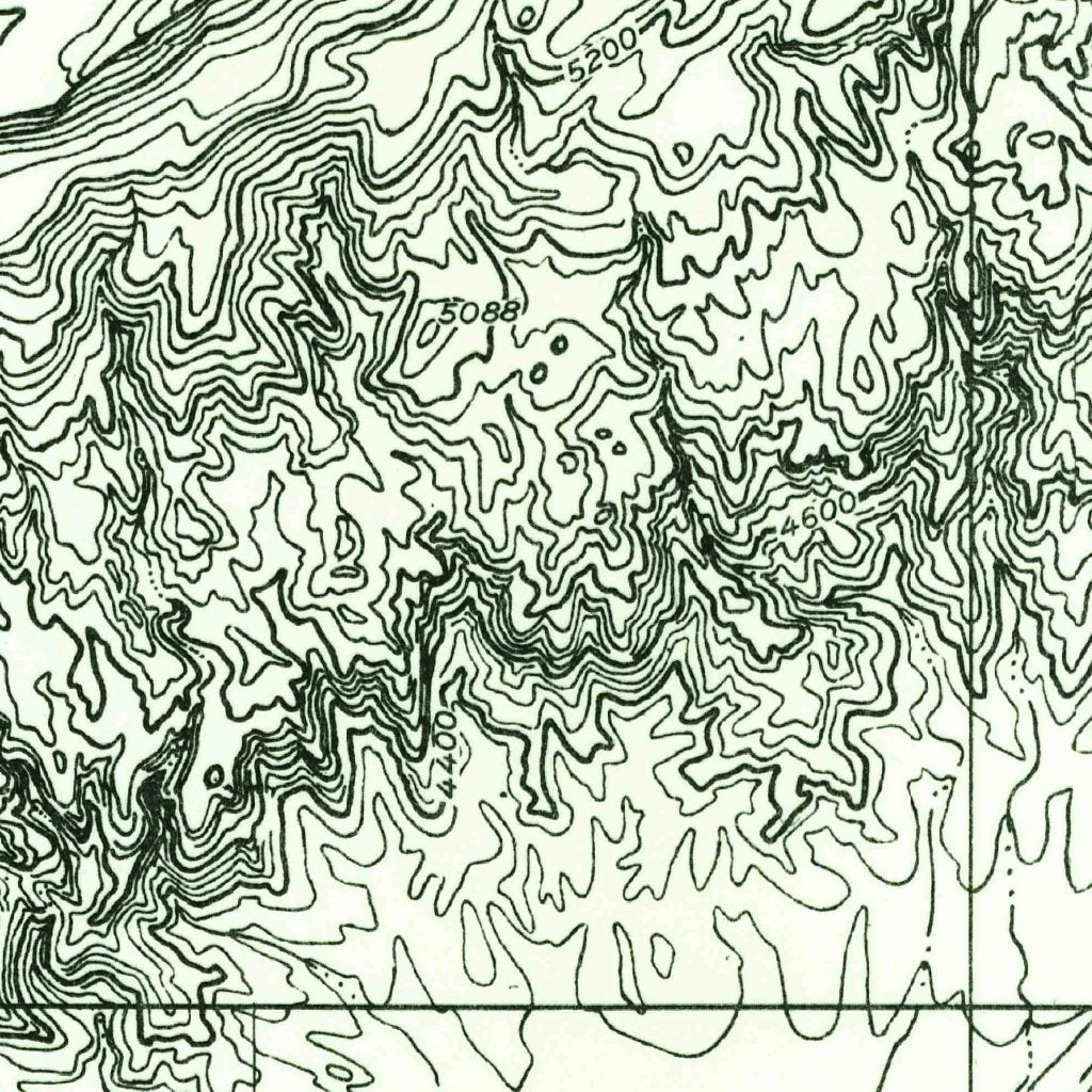 Whirlwind Draw, UT (1954, 24000-Scale) Map by United States Geological ...
