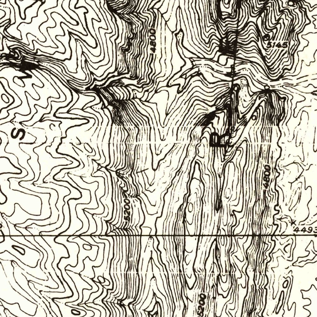 Greasewood Draw, UT (1953, 24000-Scale) Map by United States Geological ...