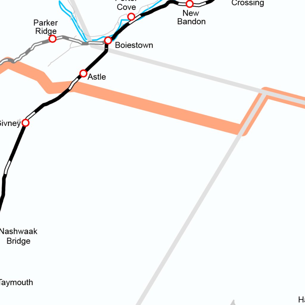 New Brunswick Highways Map by Avenza Systems Inc. | Avenza Maps