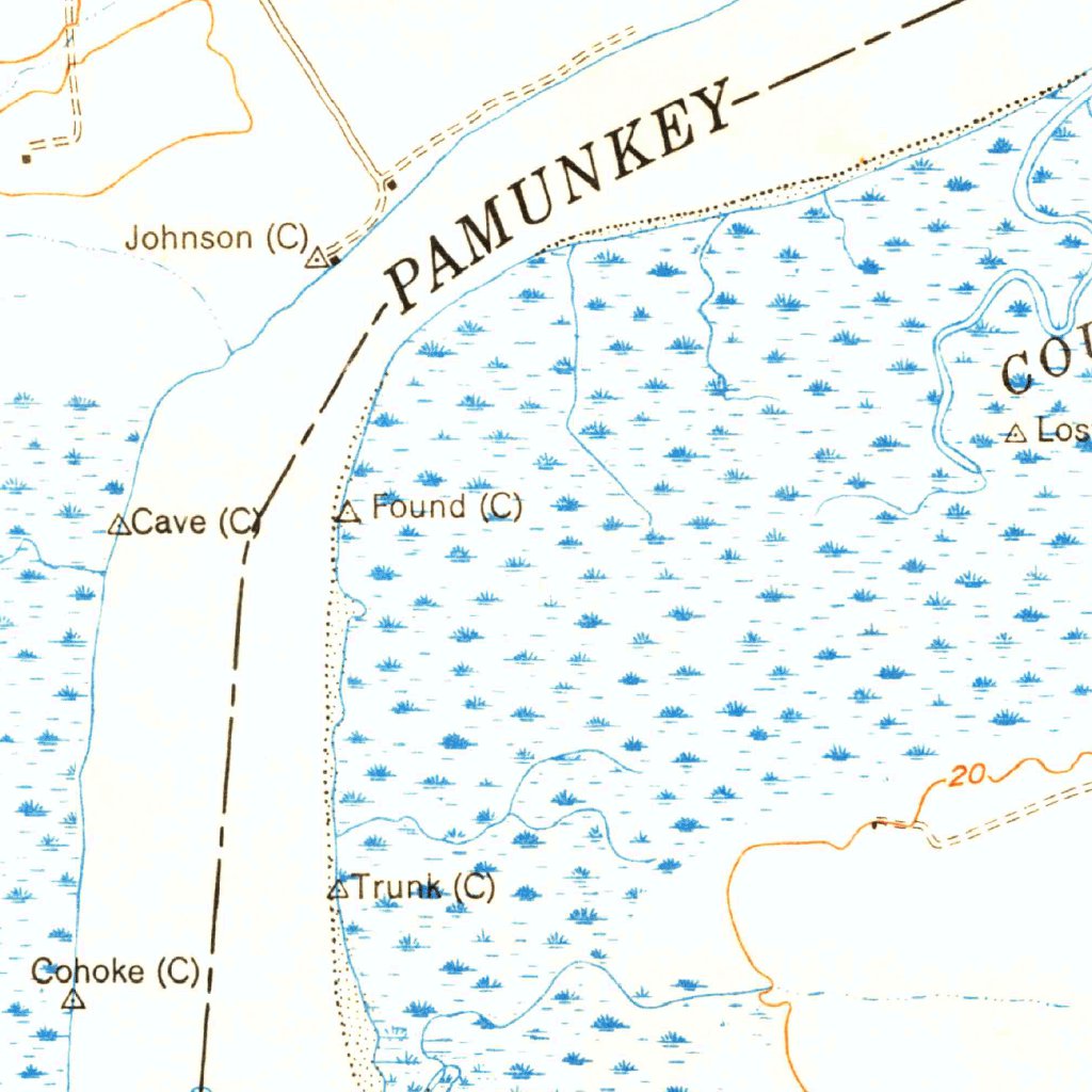 New Kent, VA (1949, 24000-Scale) Map by United States Geological Survey ...