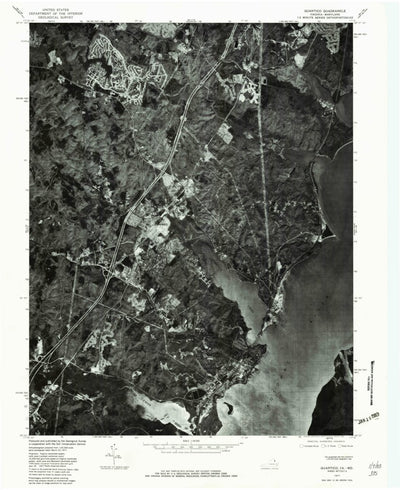 Quantico, VA-MD (1977, 24000-Scale) Map by United States Geological ...