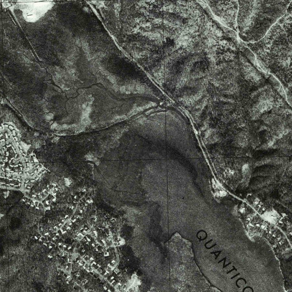 Quantico, VA-MD (1977, 24000-Scale) Map by United States Geological ...