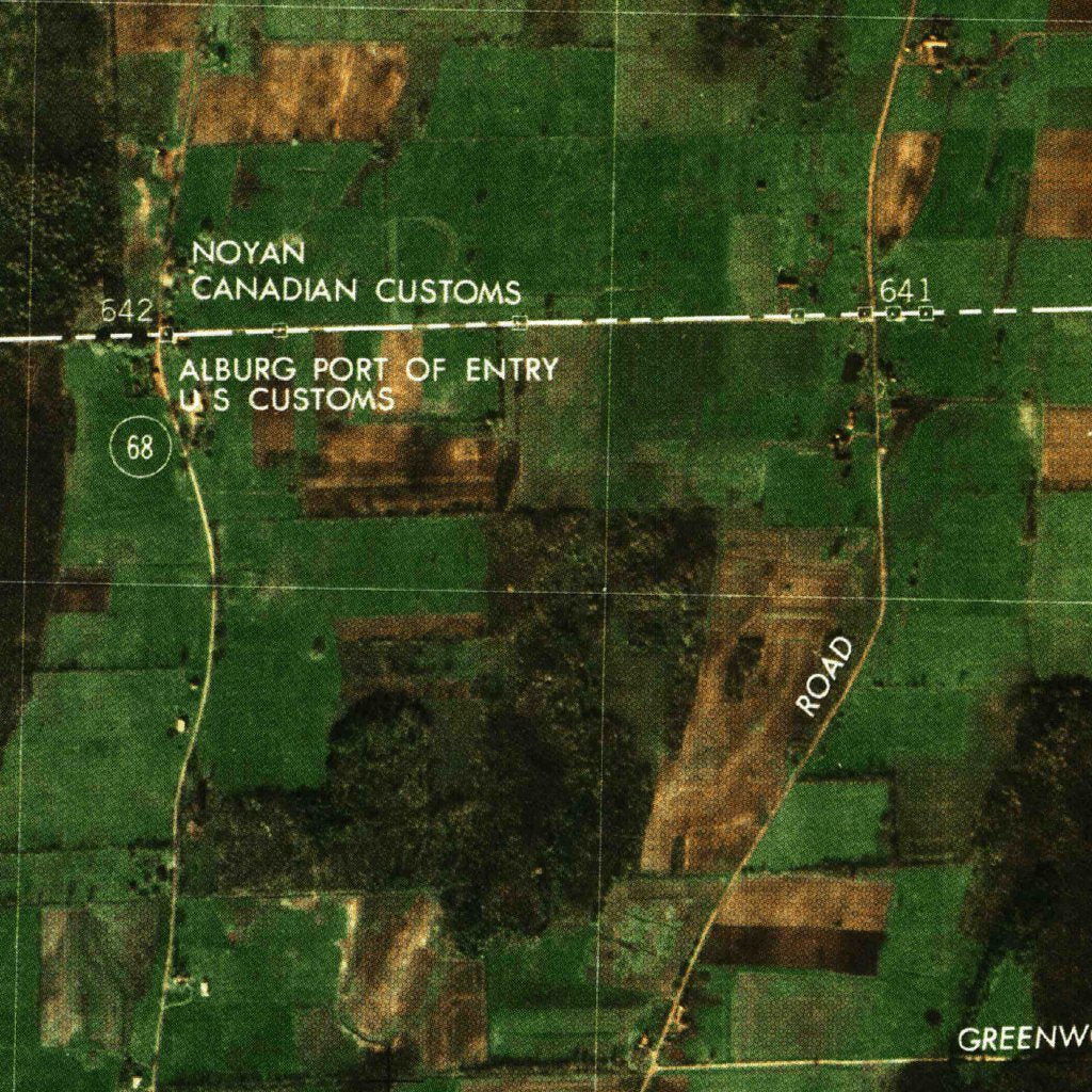 Rouses Point Port Of Entry, VT-NY (1977, 25000-Scale) Map by United ...