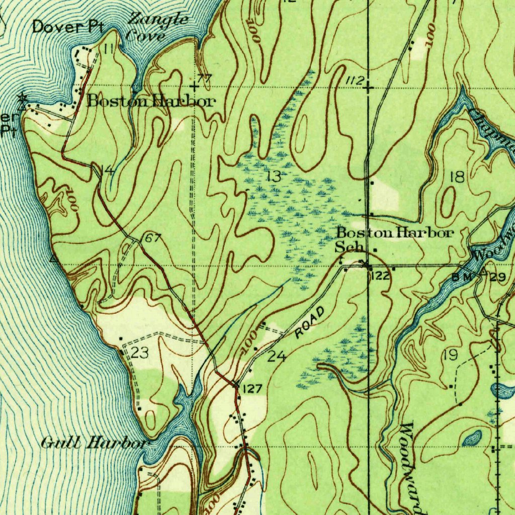 Olympia, WA (1937, 62500-Scale) Map by United States Geological Survey ...
