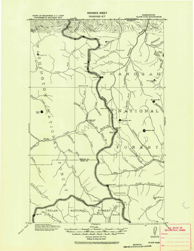 Slate Pass, WA (1920, 125000-Scale) Map by United States Geological ...