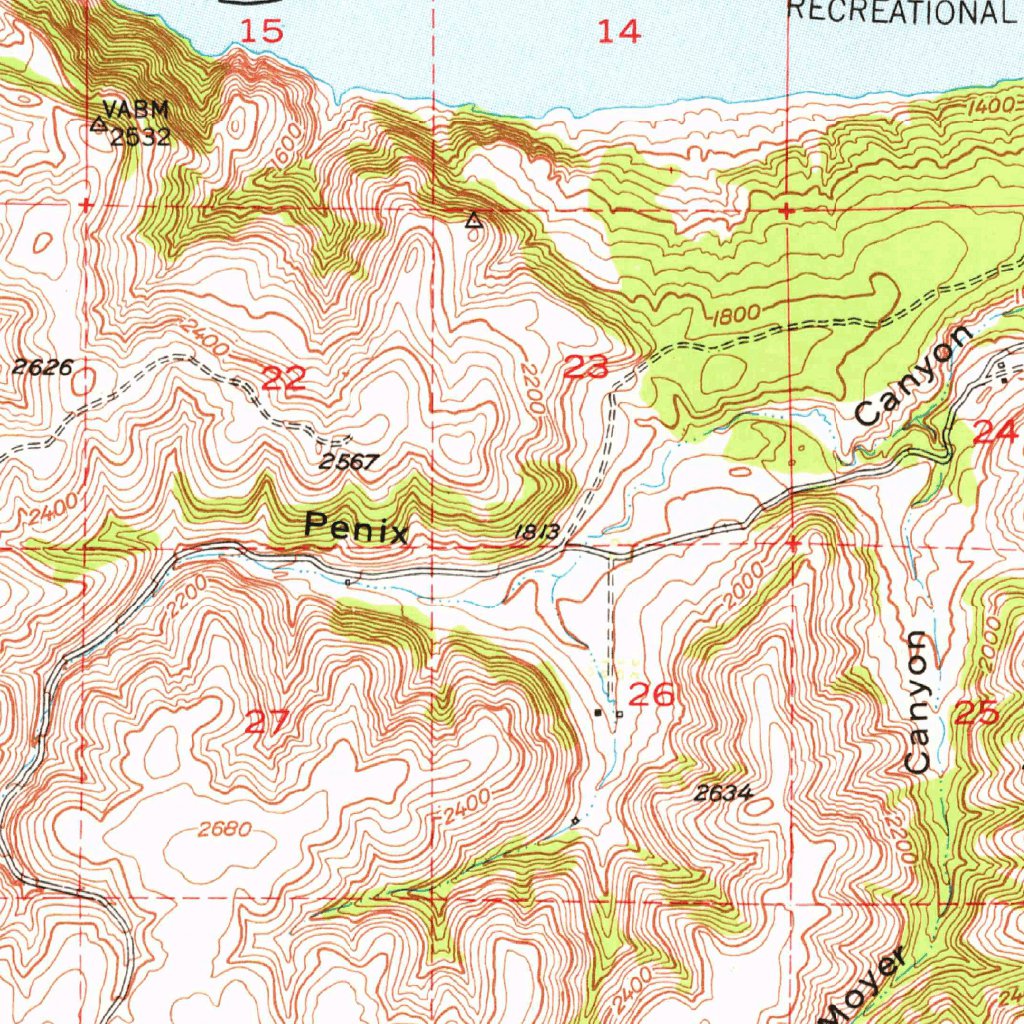 Wilbur, WA (1948, 62500-Scale) Map by United States Geological Survey ...