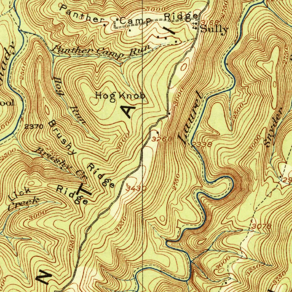 Horton, WV (1924, 62500-Scale) Map by United States Geological Survey ...