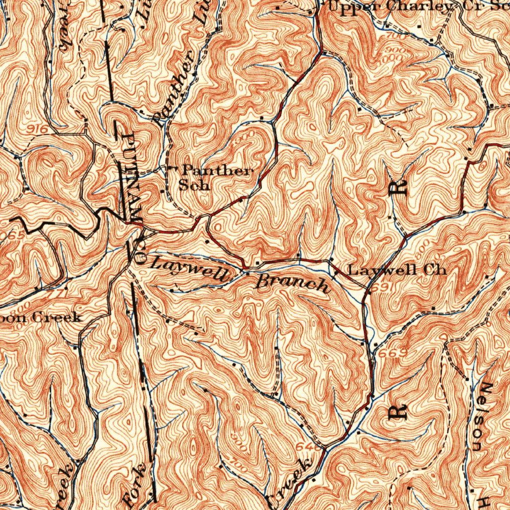 Milton, WV (1931, 62500-Scale) Map by United States Geological Survey ...