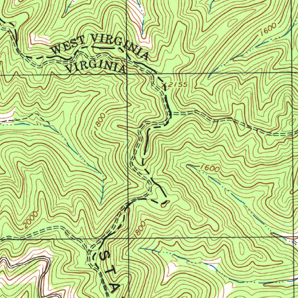 Panther, WV-VA (2001, 24000-Scale) Map by United States Geological ...