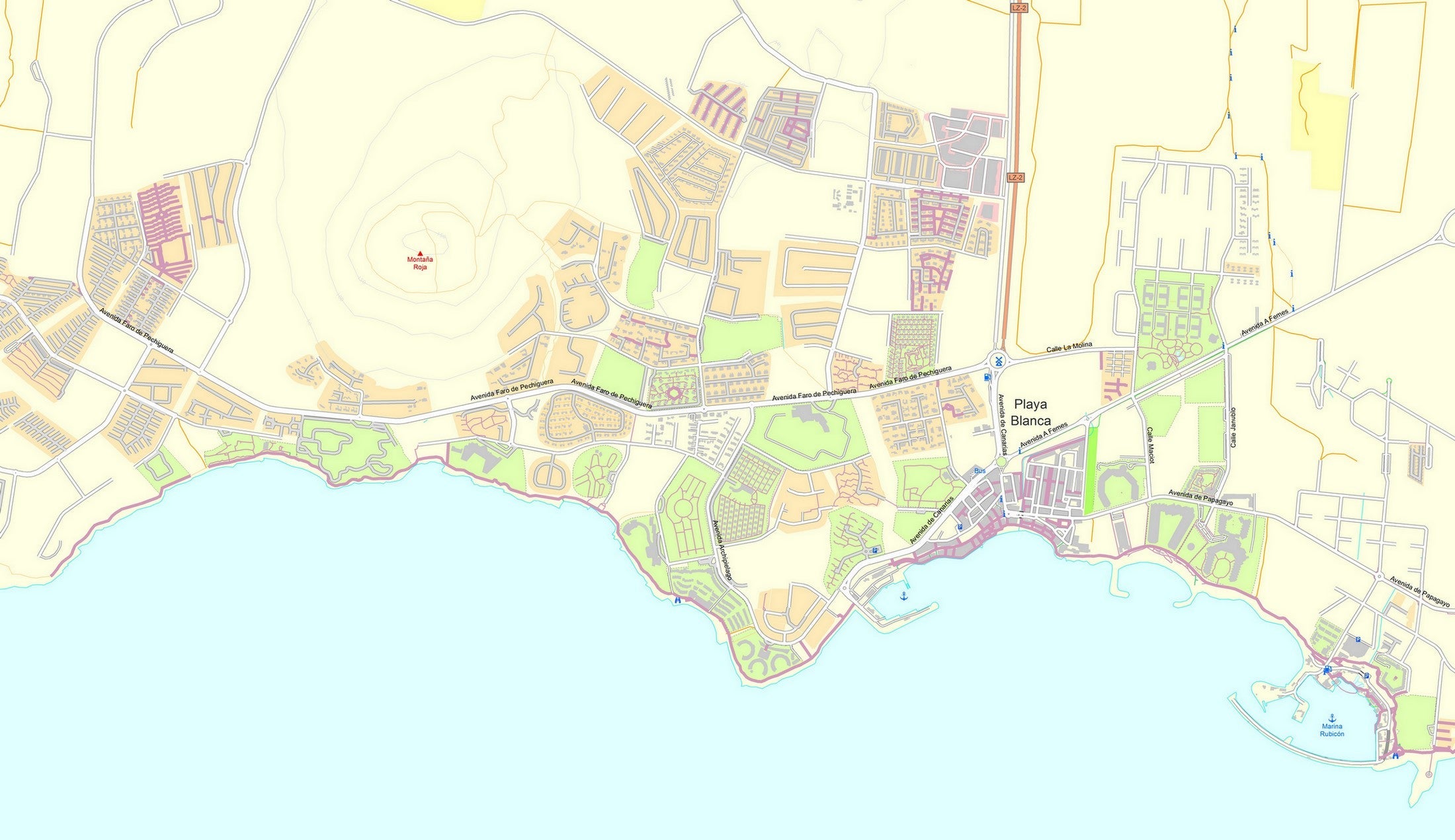 Lanzarote 1:35.000 Map by my-offline-maps | Avenza Maps