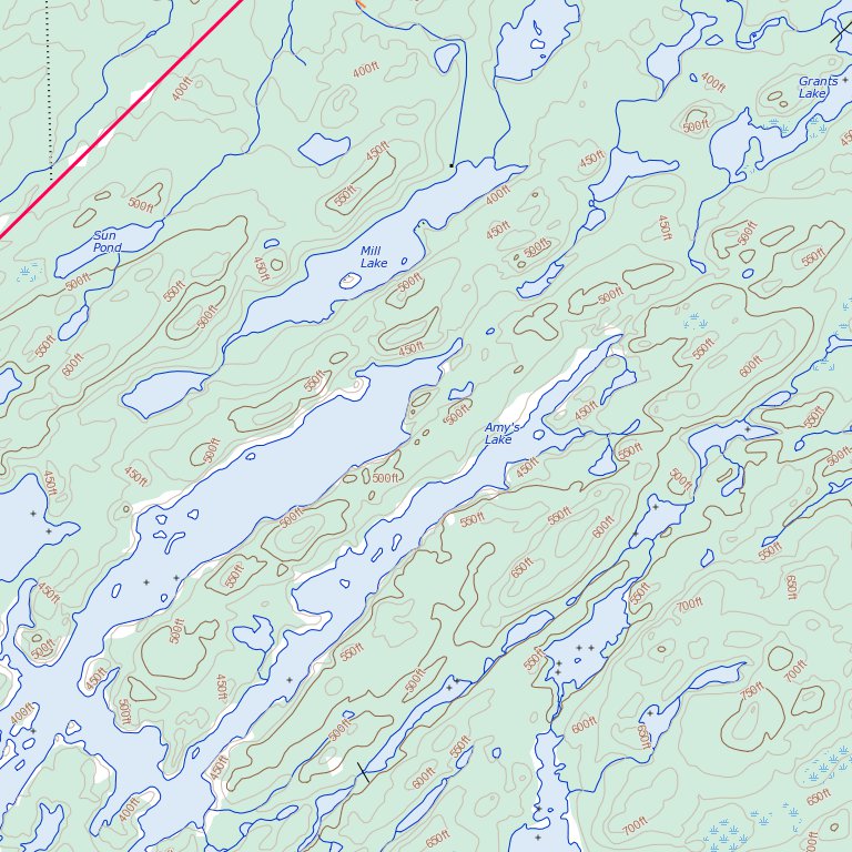 Botwood, NL (002E03 Toporama) Map by Natural Resources Canada | Avenza Maps
