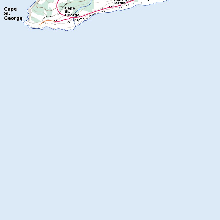 Cape St. George, NL (012B06 Toporama) Map by Natural Resources Canada ...