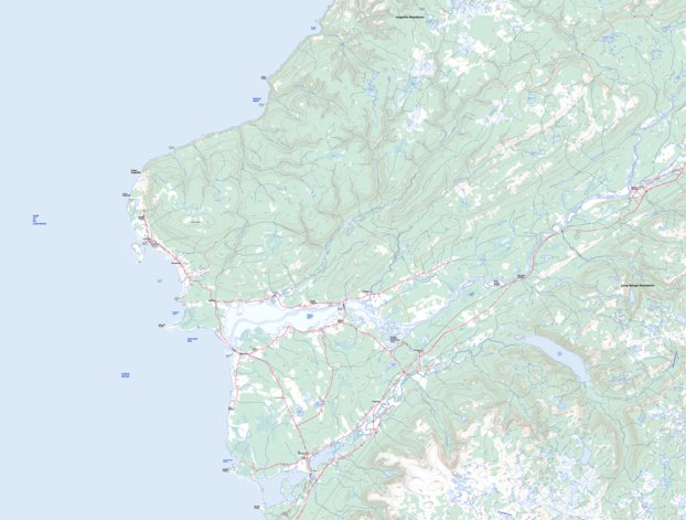 Codroy, NL (011O14 Toporama) Map by Natural Resources Canada | Avenza Maps