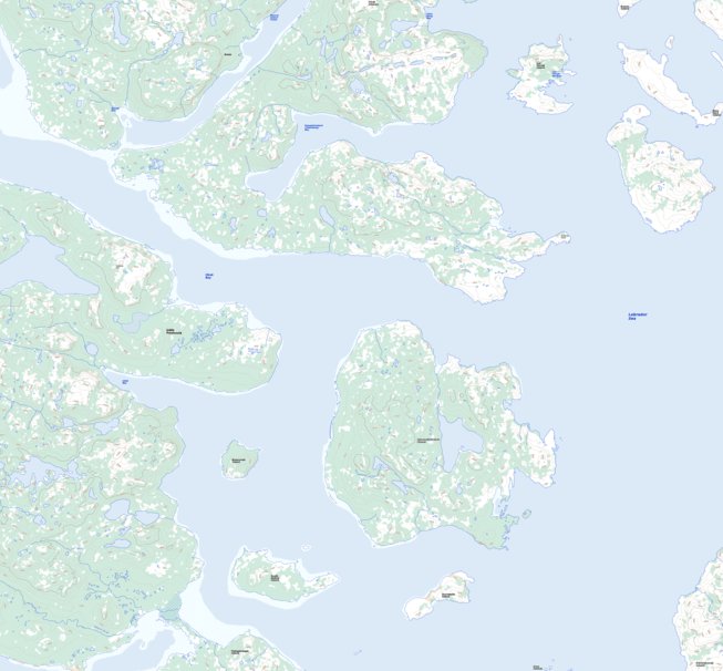 Nutak, NL (014F05 Toporama) Map by Natural Resources Canada | Avenza Maps