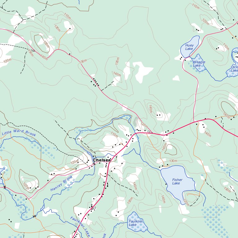 Bridgewater, NS (021A07 Toporama) Map by Natural Resources Canada ...