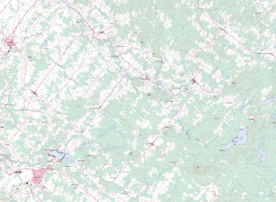 Warwick, QC (021E13 Toporama) Map by Natural Resources Canada | Avenza Maps