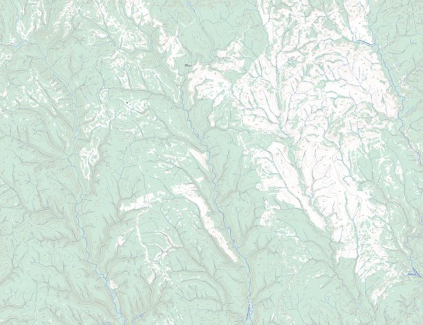 Ruisseau Lesseps, QC (022A12 Toporama) Map by Natural Resources Canada ...