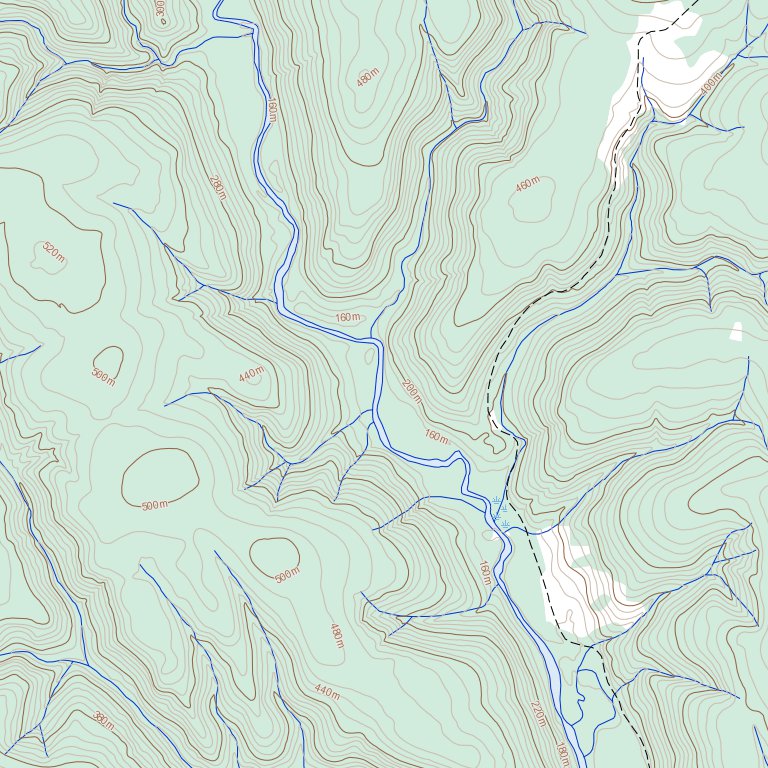 Ruisseau Lesseps, QC (022A12 Toporama) Map by Natural Resources Canada ...