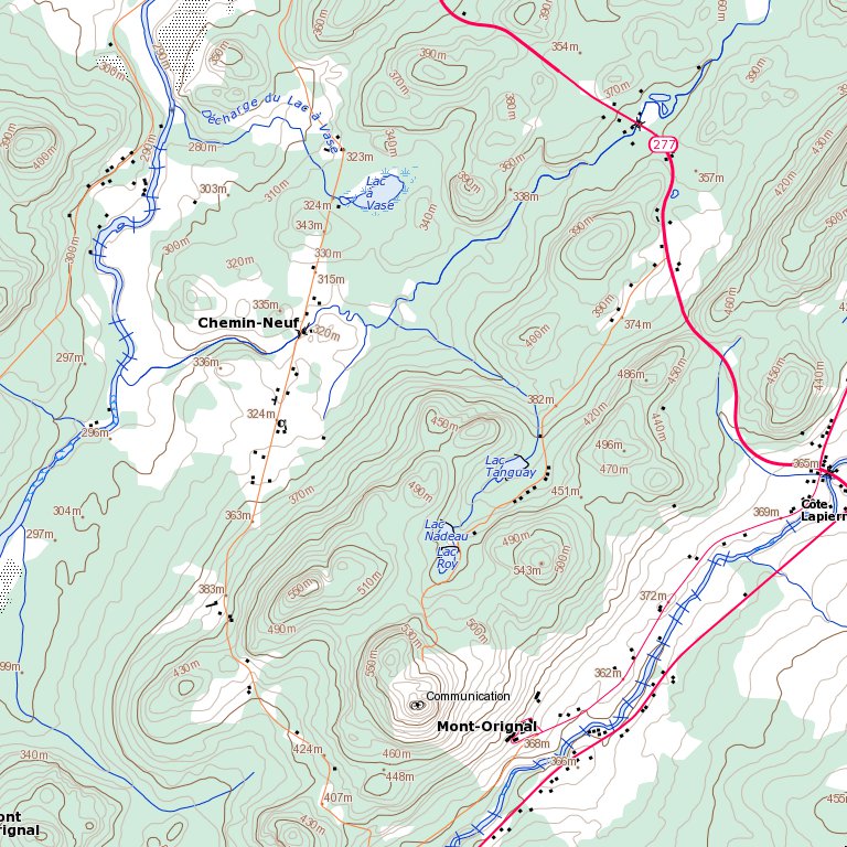 Saint-Joseph-De-Beauce, QC (021L07 Toporama) Map by Natural Resources ...