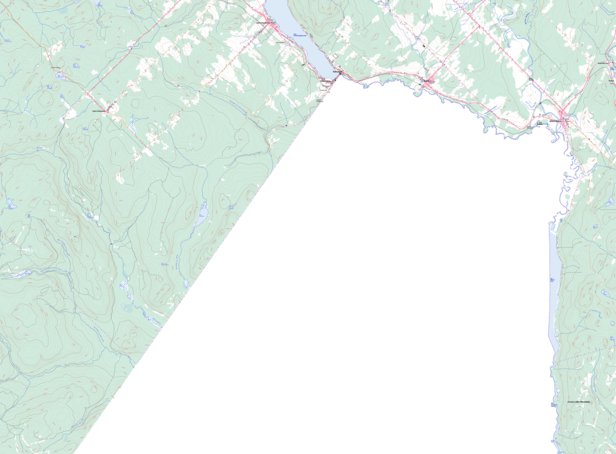 Estcourt, NB (021N06 Toporama) Map by Natural Resources Canada | Avenza ...