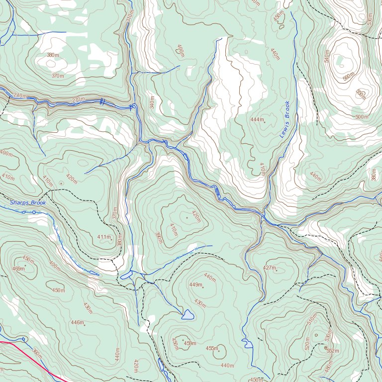 Plaster Rock, NB (021J14 Toporama) Map by Natural Resources Canada ...