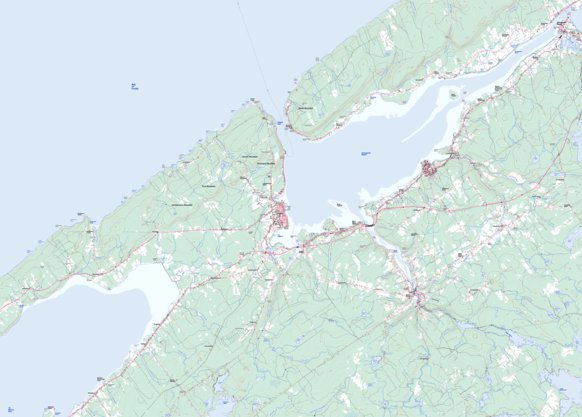 Digby, NS (021A12 Toporama) Map by Natural Resources Canada | Avenza Maps