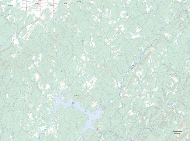 Sisson Branch Reservoir, NB (021O06 Toporama) Map by Natural Resources ...