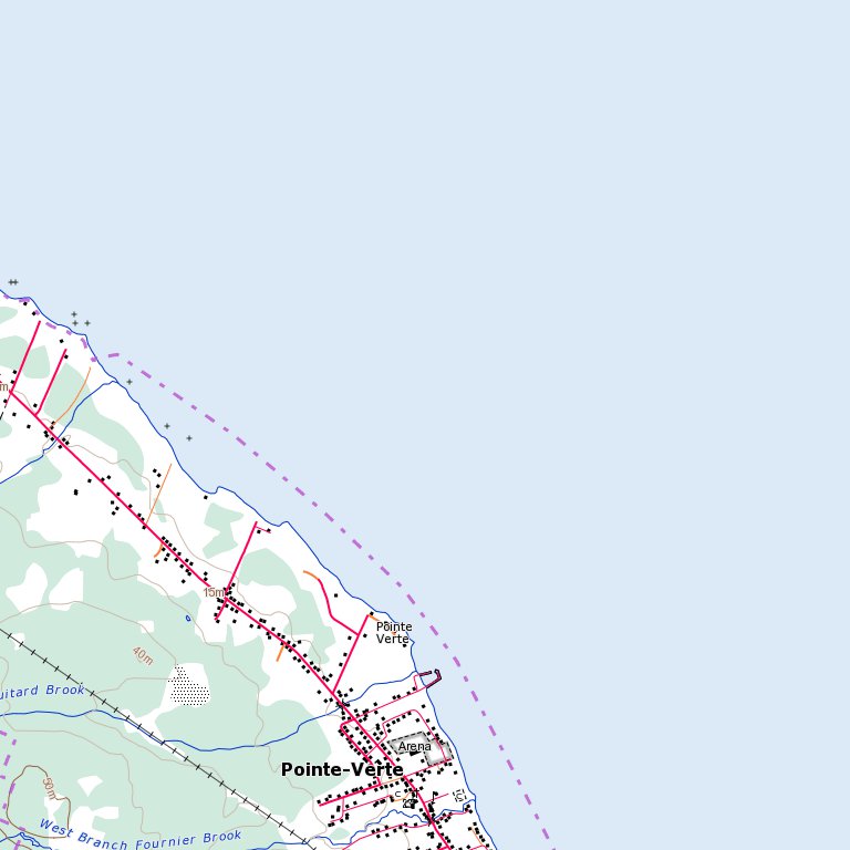 Pointe Verte, NB (021P13 Toporama) Map by Natural Resources Canada ...