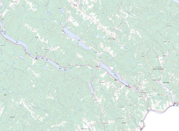 Lac-Baker, NB (021N07 Toporama) Map by Natural Resources Canada ...