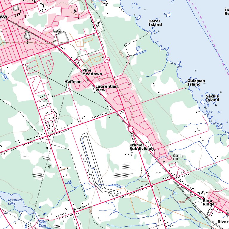 Pembroke, ON (031F14 Toporama) Map by Natural Resources Canada | Avenza ...