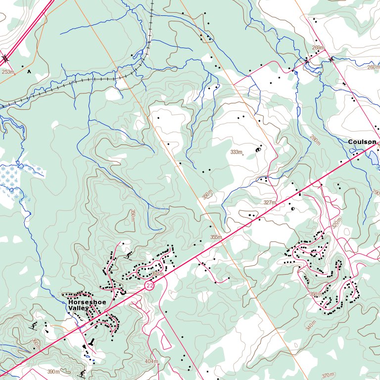 Elmvale, ON (031D12 Toporama) Map by Natural Resources Canada | Avenza Maps