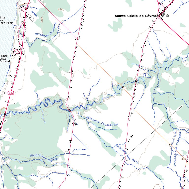 Bécancour (031I08 Toporama) Map by Natural Resources Canada | Avenza Maps