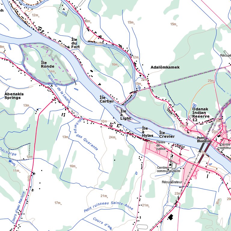 Yamaska, QC (031I02 Toporama) Map by Natural Resources Canada | Avenza Maps