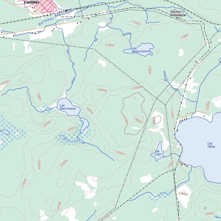 Malartic, QC (032D01 Toporama) Map by Natural Resources Canada | Avenza ...