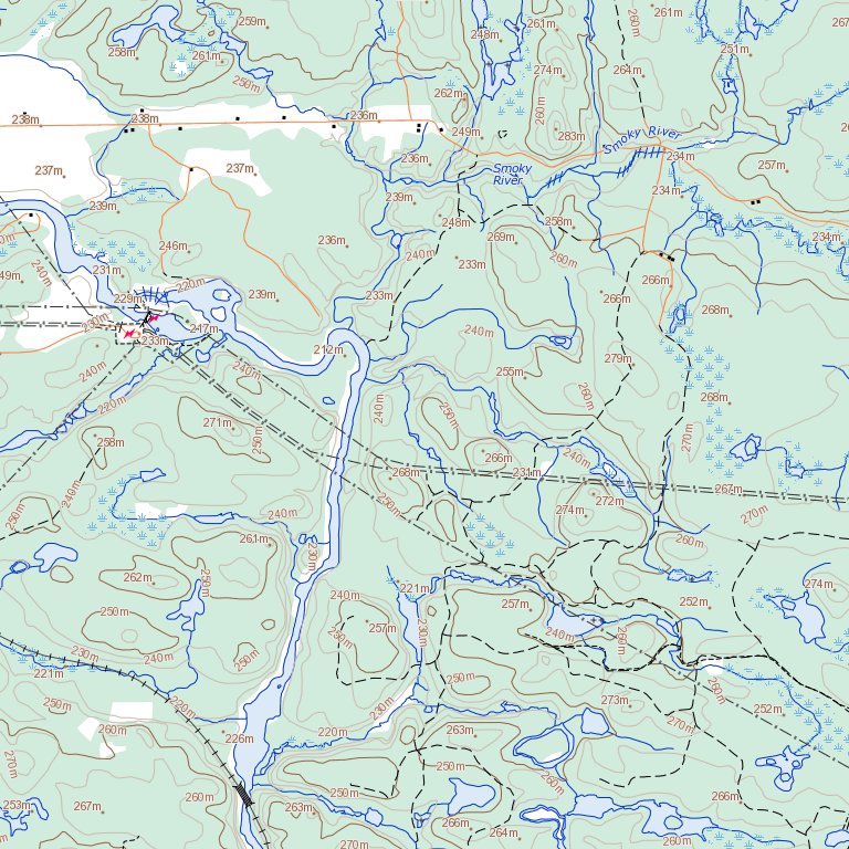 Sturgeon Falls (031L05 Toporama) Map by Natural Resources Canada ...