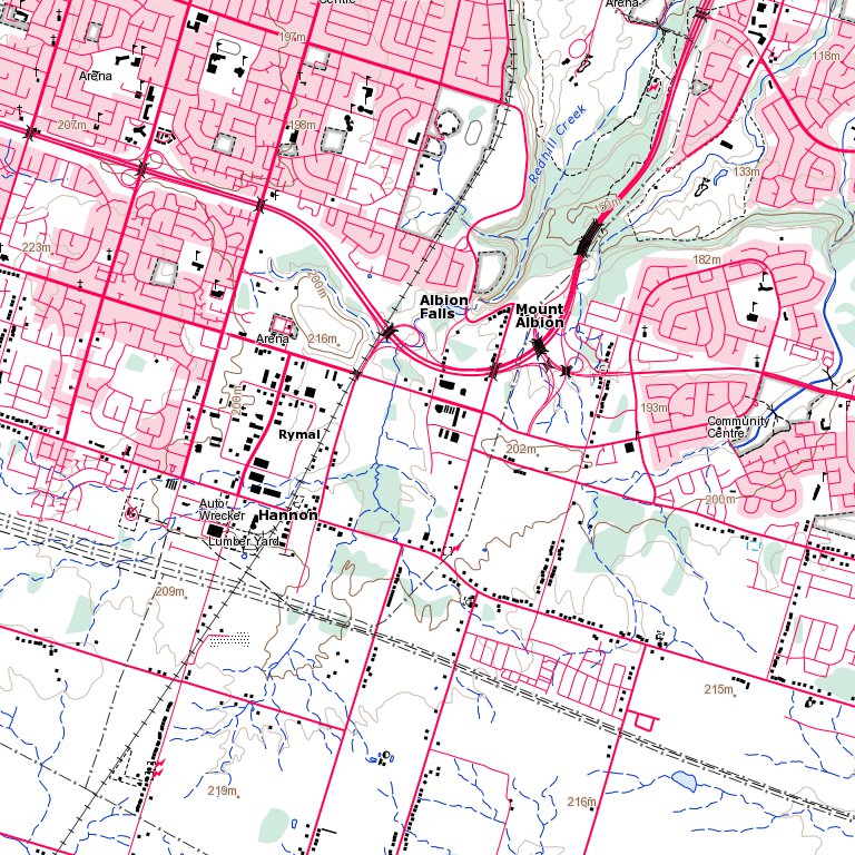 Stoney Creek (030M04 Toporama) Map by Natural Resources Canada | Avenza ...