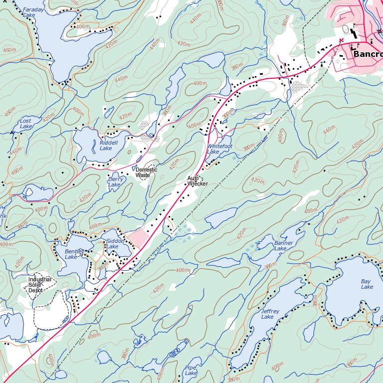 Bancroft, ON (031F04 Toporama) Map by Natural Resources Canada | Avenza ...