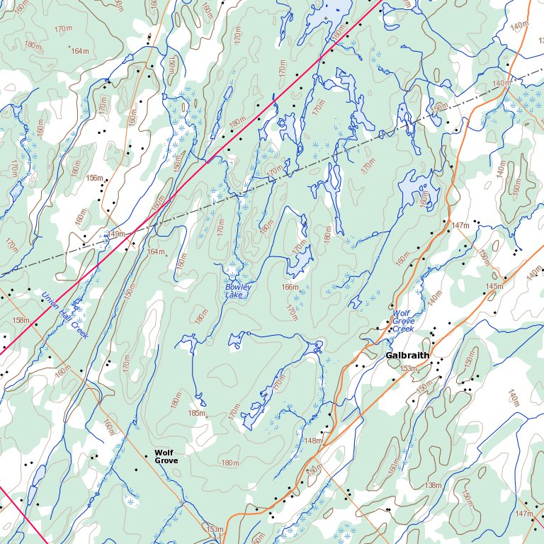 Carleton Place, ON (031F01 Toporama) Map by Natural Resources Canada ...