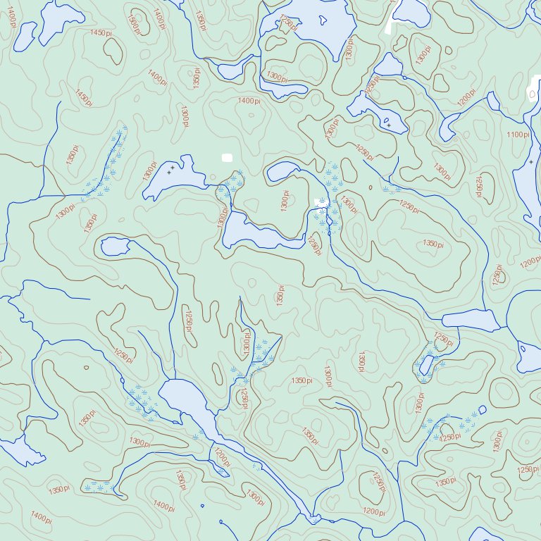 Lac Brûlé, QC (031K14 Toporama) Map by Natural Resources Canada ...
