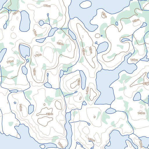 Lac Bylot, QC (035C16 Toporama) Map by Natural Resources Canada ...