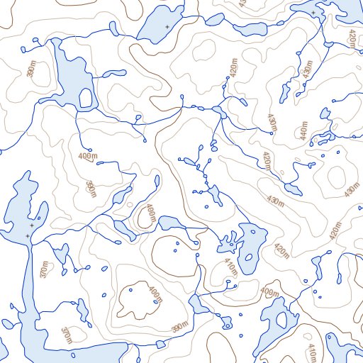 Lac Nawri, QC (035G02 Toporama) Map by Natural Resources Canada ...